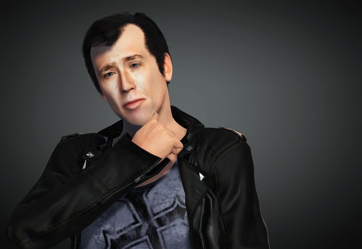 3D model Nic Cage 3D Model VR / AR / low-poly rigged animated | CGTrader