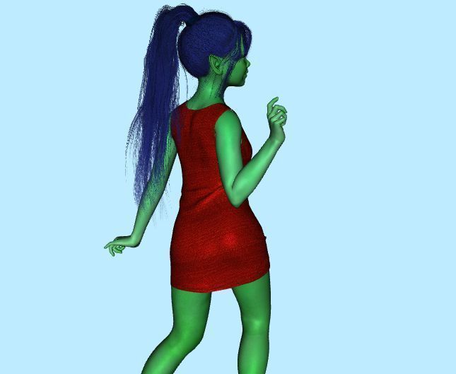 Eliza Elf little girl elf 3D model | CGTrader