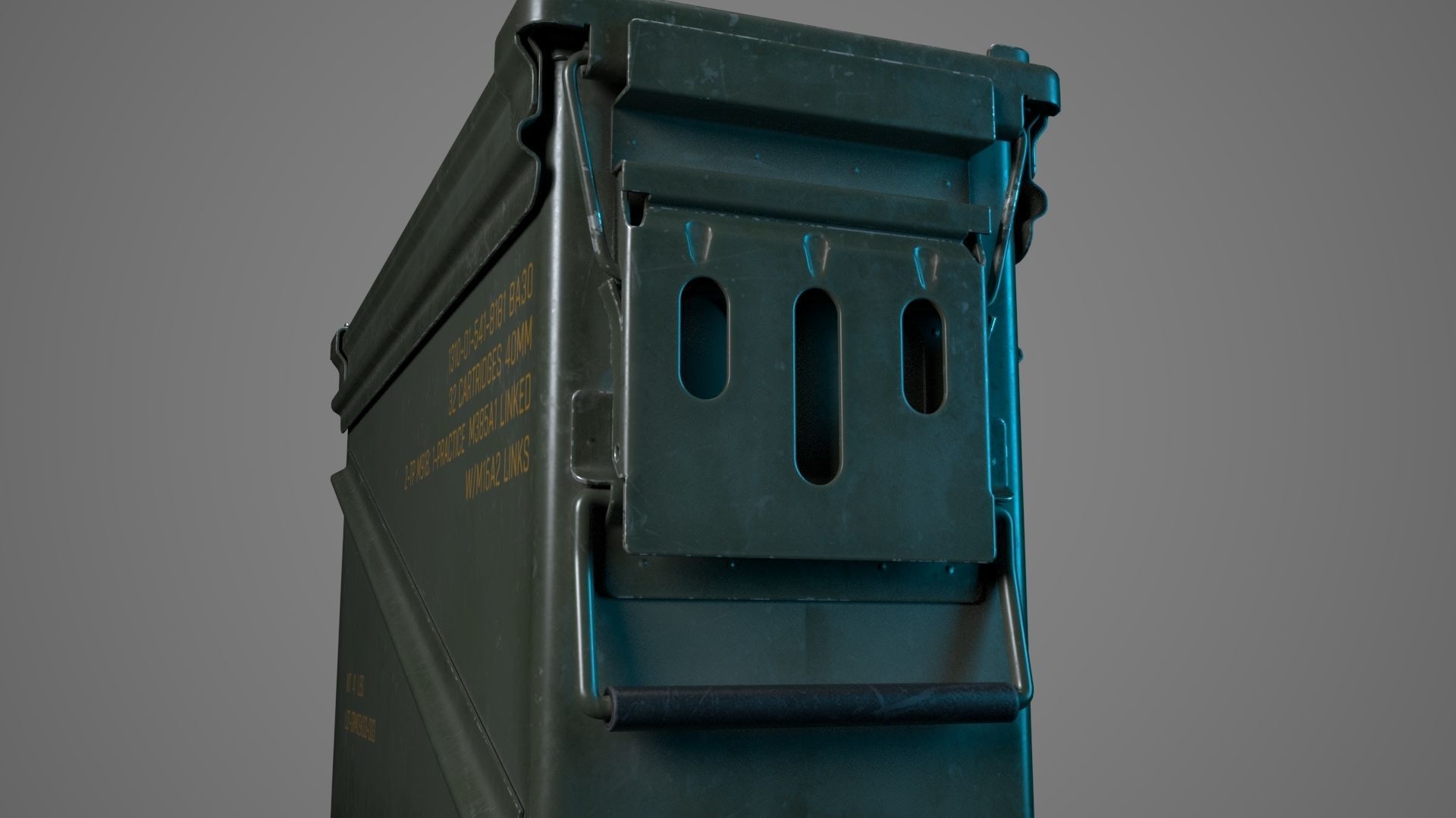 PA120 40mm Ammo Can HQ 3D model | CGTrader