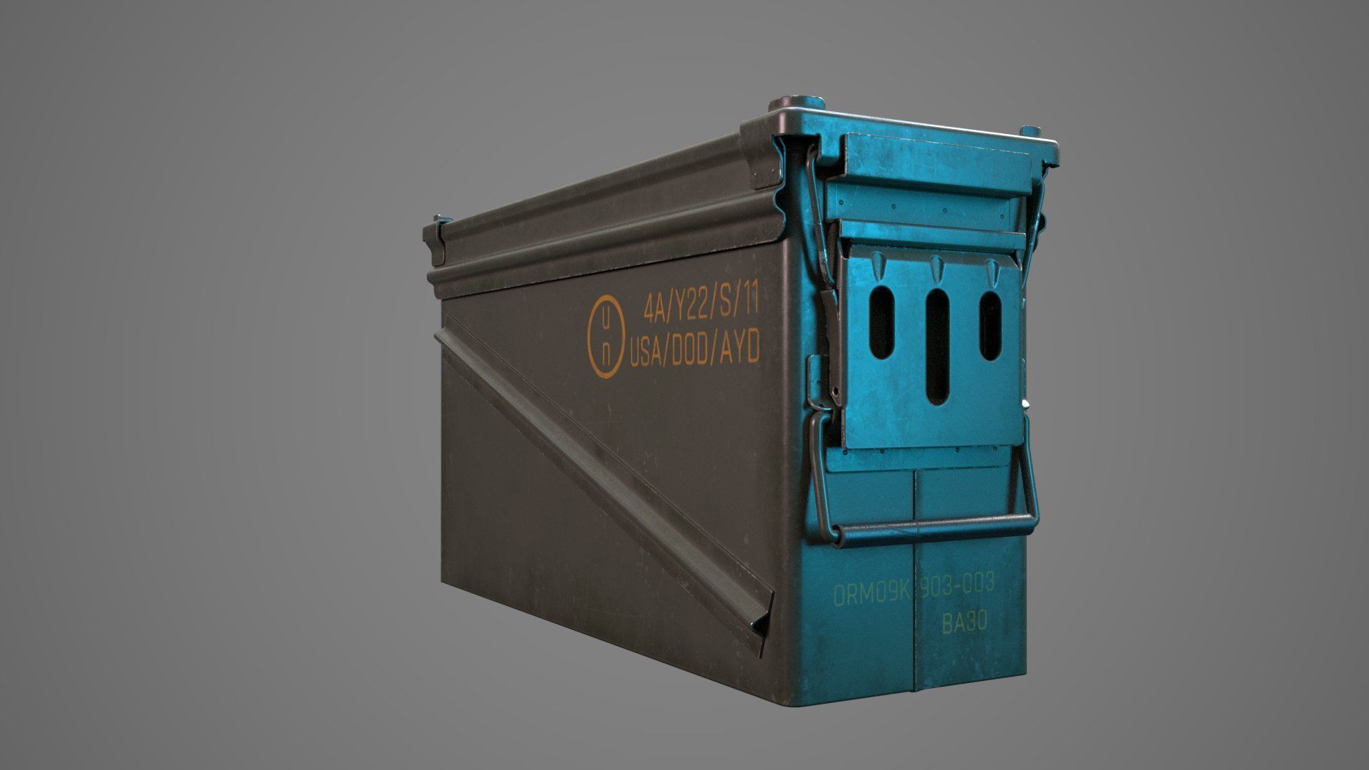 PA120 40mm Ammo Can HQ 3D model | CGTrader