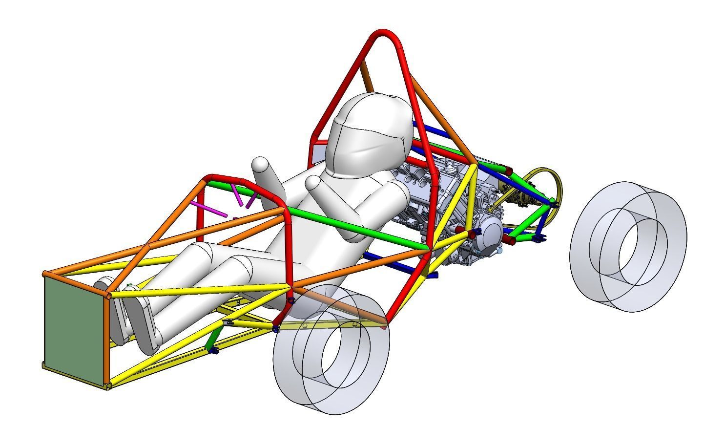 3D model formula car frame VR / AR / low-poly | CGTrader