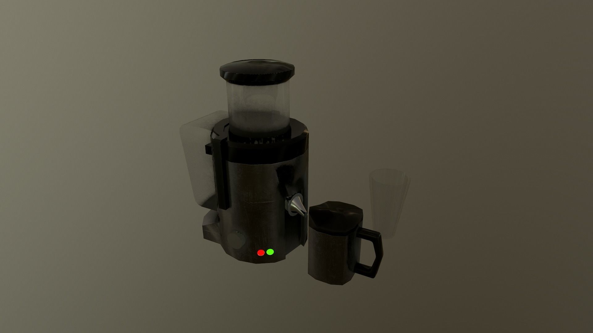 Low Poly Smoothie Blender free VR / AR / low-poly 3D model | CGTrader