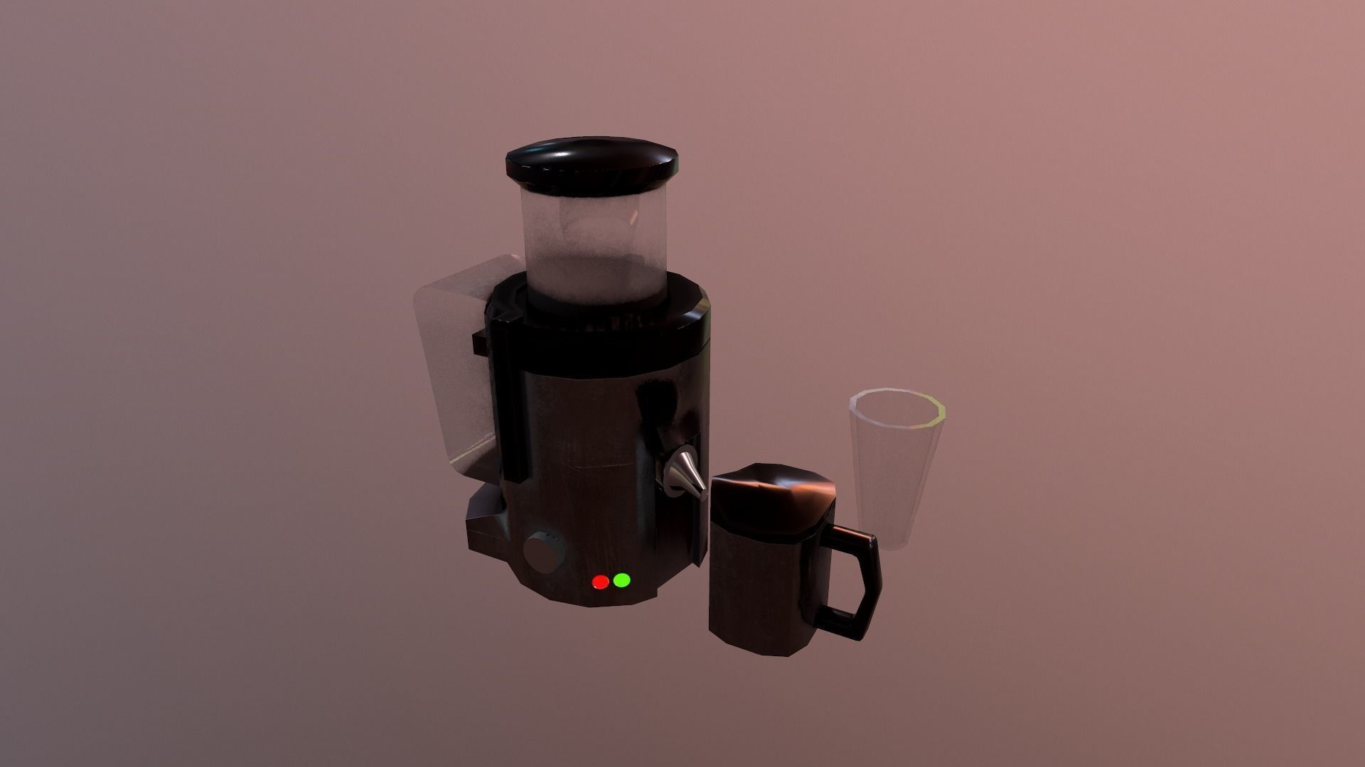 Low Poly Smoothie Blender free VR / AR / low-poly 3D model | CGTrader