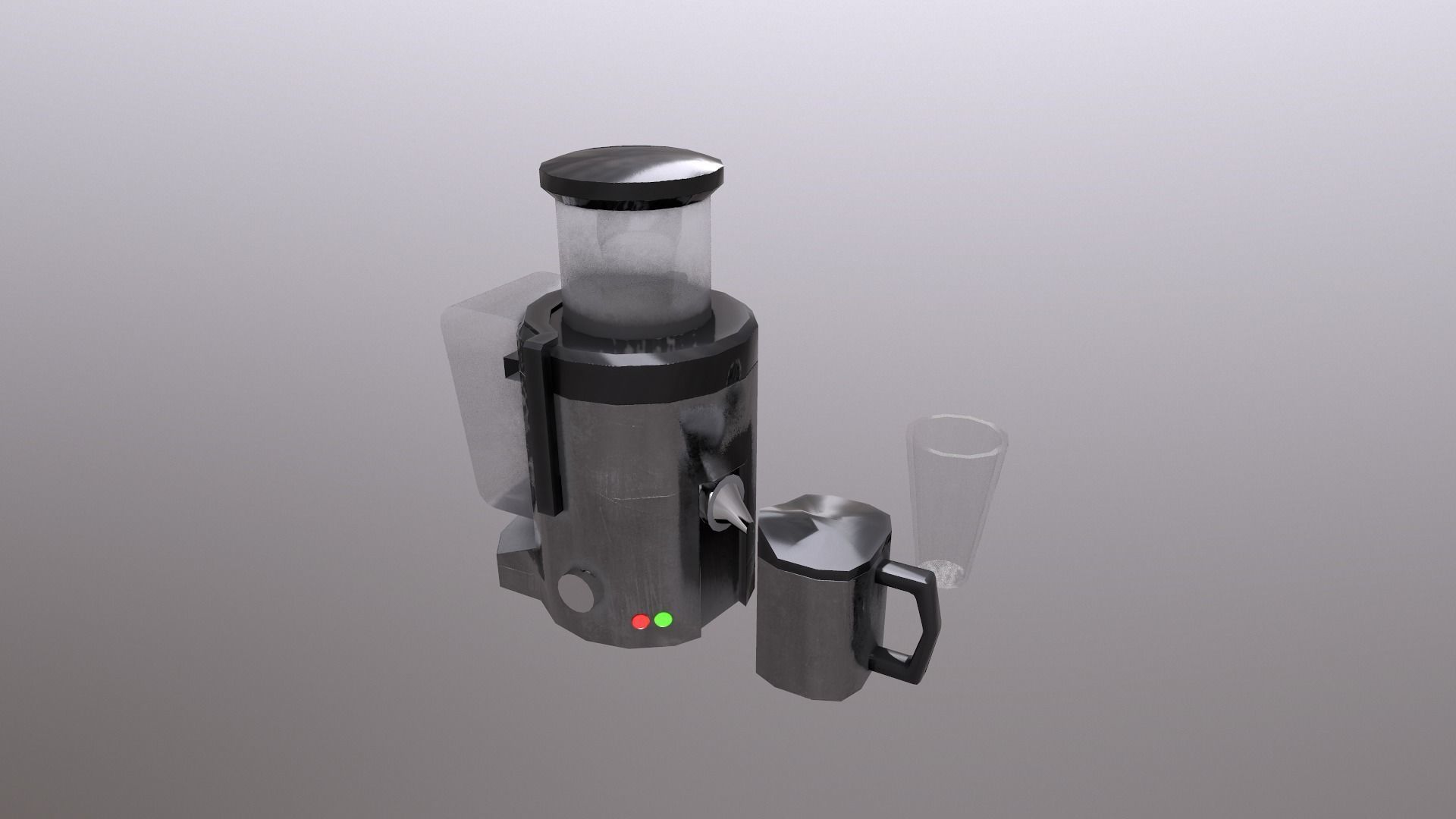 Low Poly Smoothie Blender free VR / AR / low-poly 3D model | CGTrader