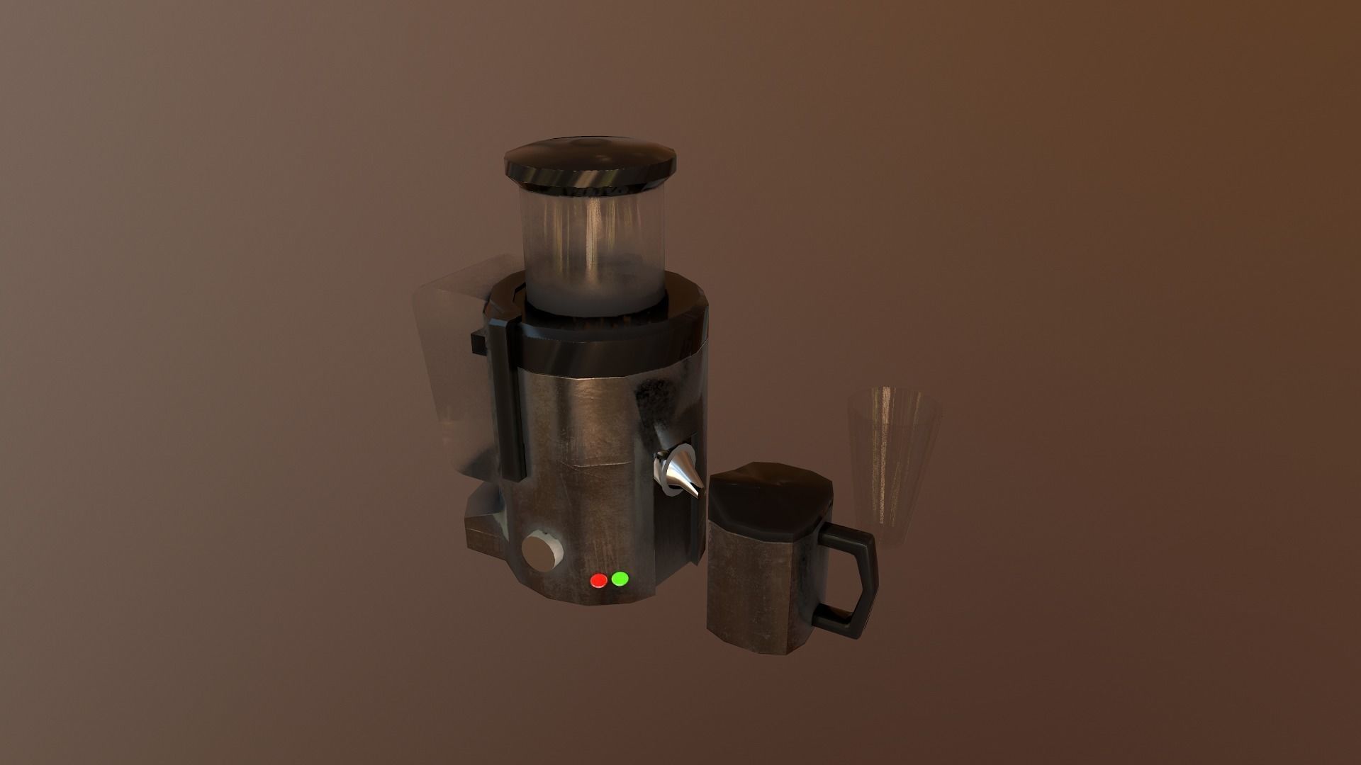 Low Poly Smoothie Blender free VR / AR / low-poly 3D model | CGTrader
