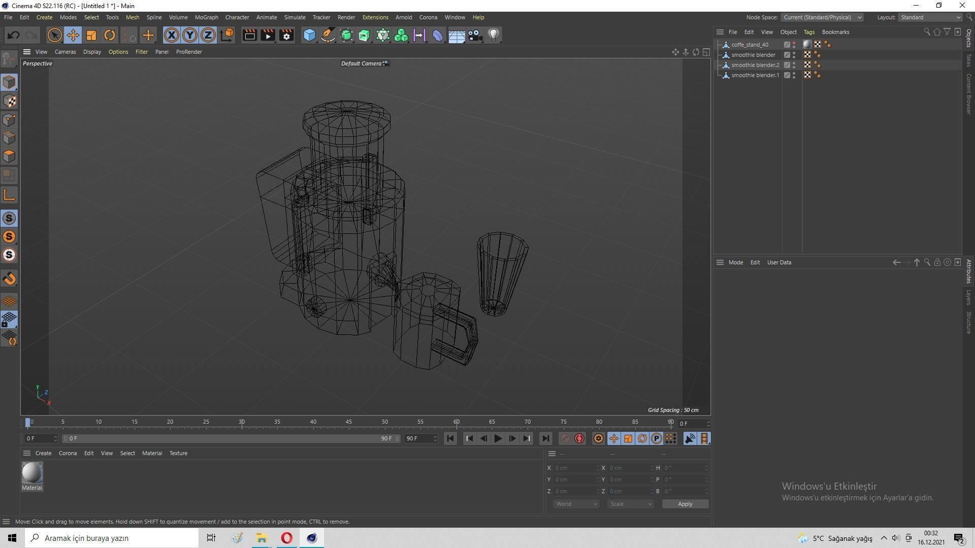 Low Poly Smoothie Blender free VR / AR / low-poly 3D model | CGTrader