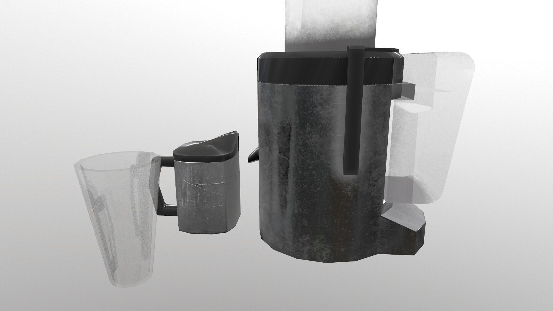 Low Poly Smoothie Blender free VR / AR / low-poly 3D model | CGTrader