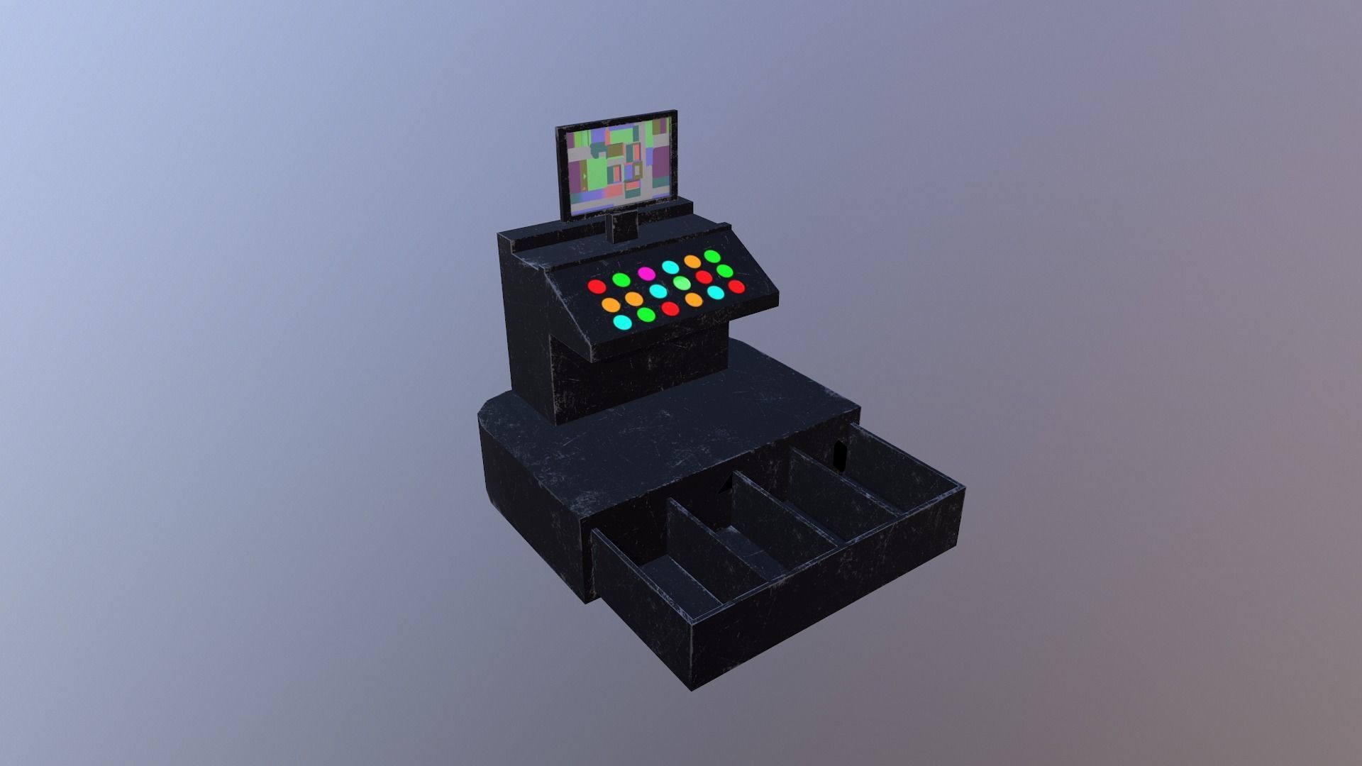 Low Poly Cash Register free VR / AR / low-poly 3D model | CGTrader