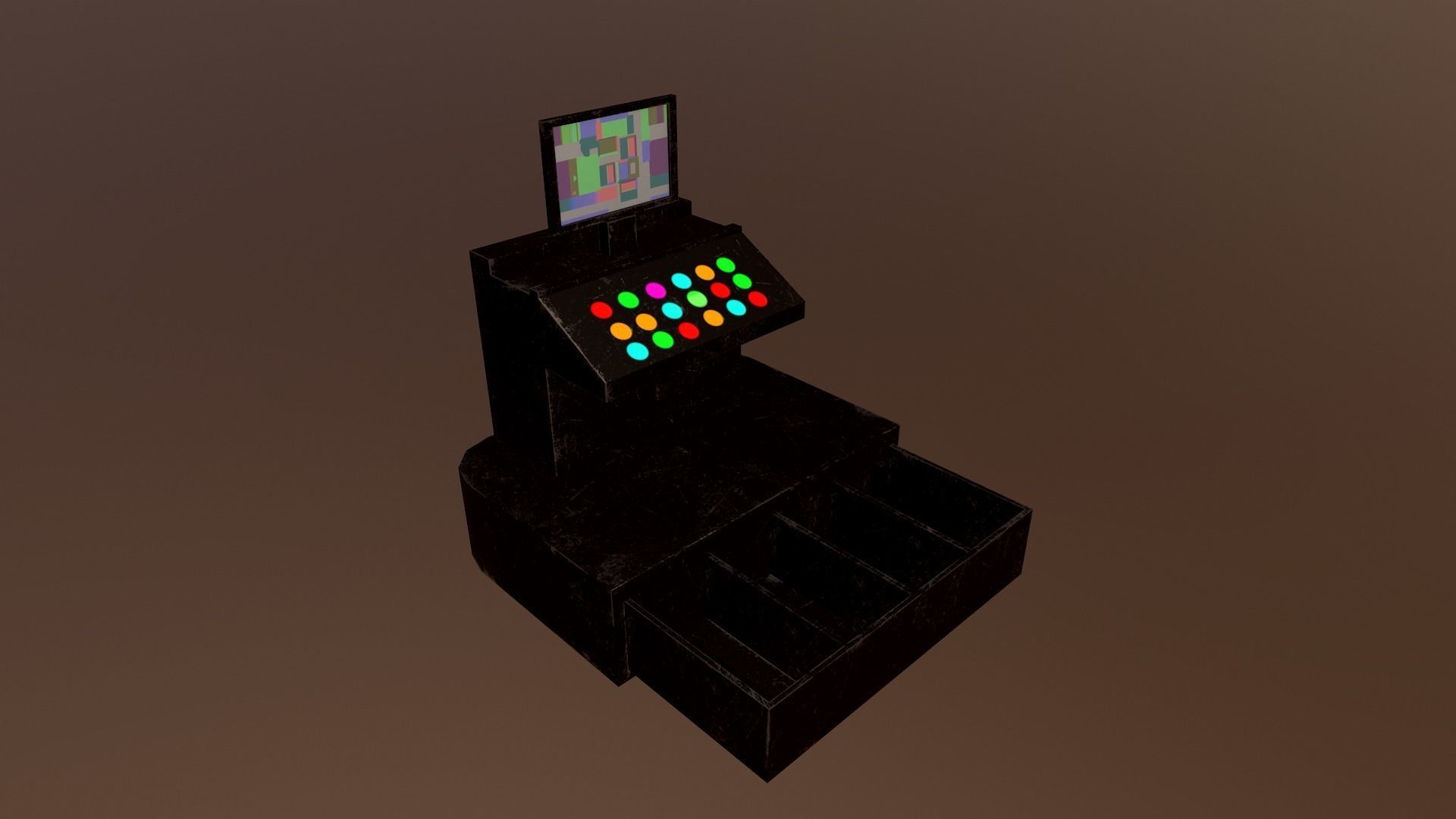 Low Poly Cash Register free VR / AR / low-poly 3D model | CGTrader