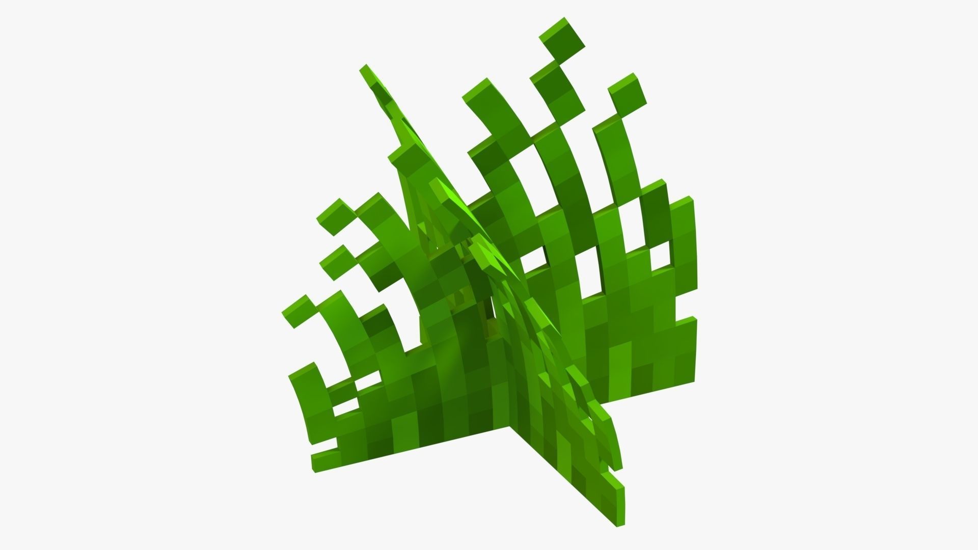 3D model Minecraft Grass VR / AR / low-poly | CGTrader