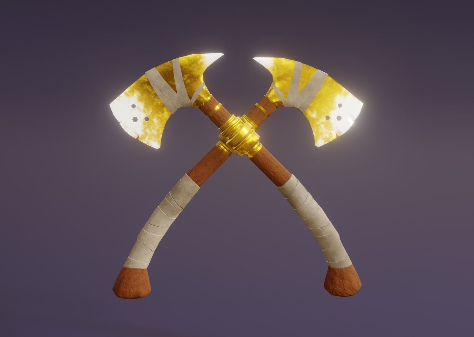 3D model Light Axe - Holy Axe - Model 01 VR / AR / low-poly | CGTrader