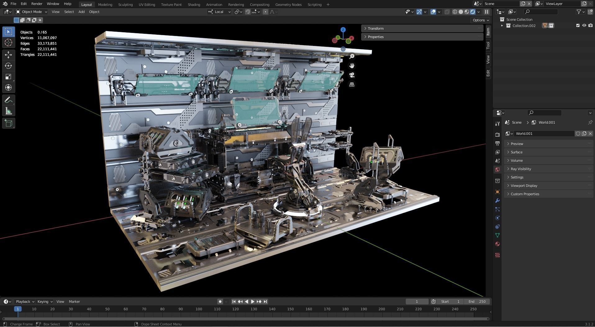 Sci-Fi Computer Station 3D model | CGTrader