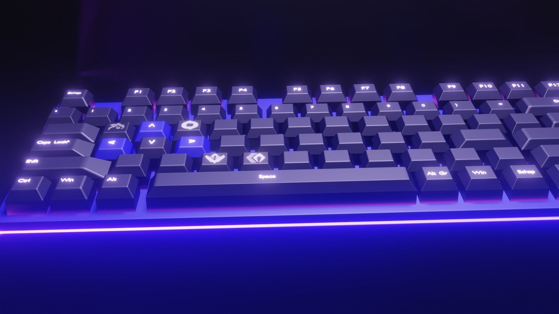 valorant keyboard fanart 3D model | CGTrader