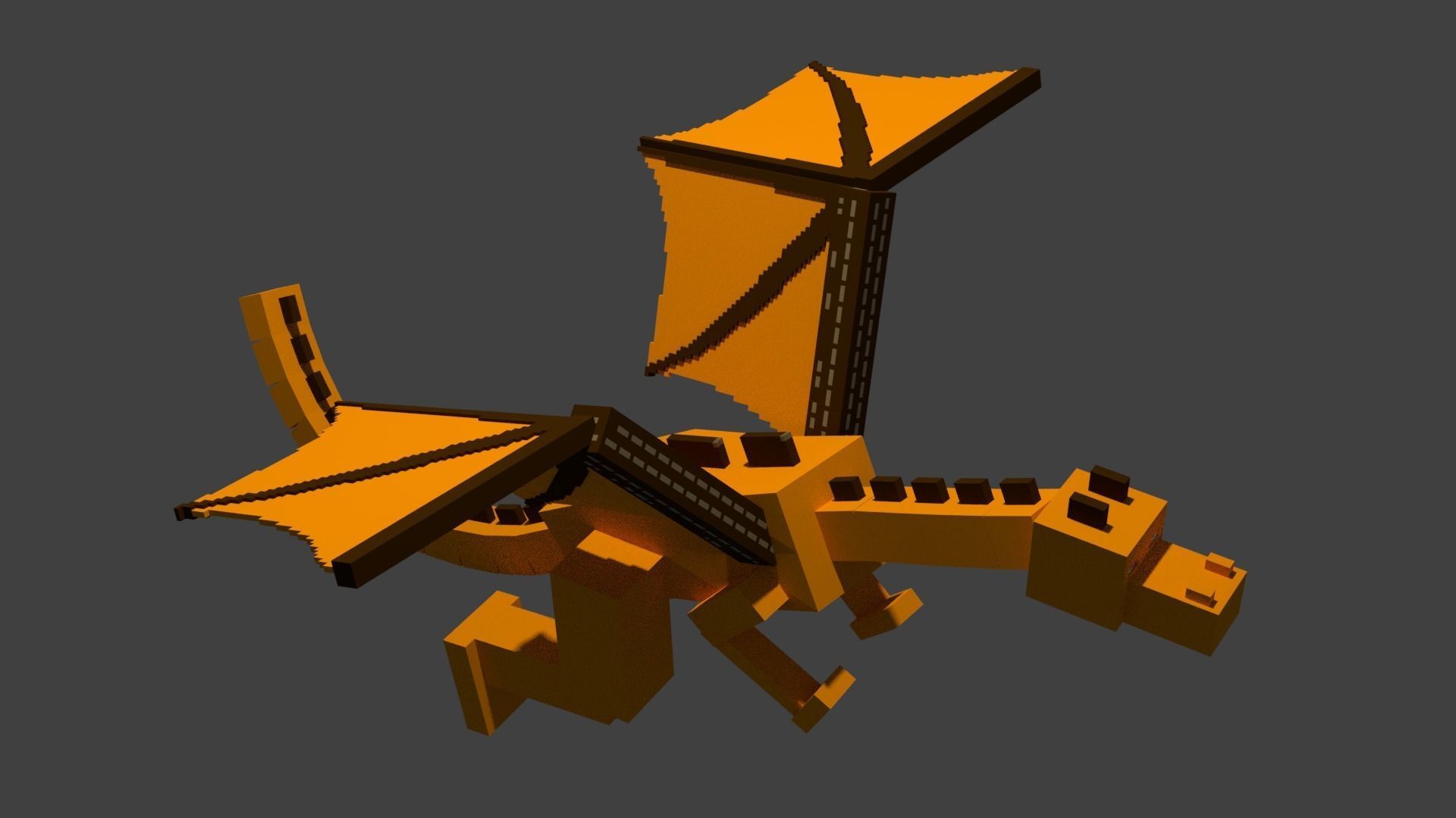 3D model dragon ball minecraft VR / AR / low-poly | CGTrader