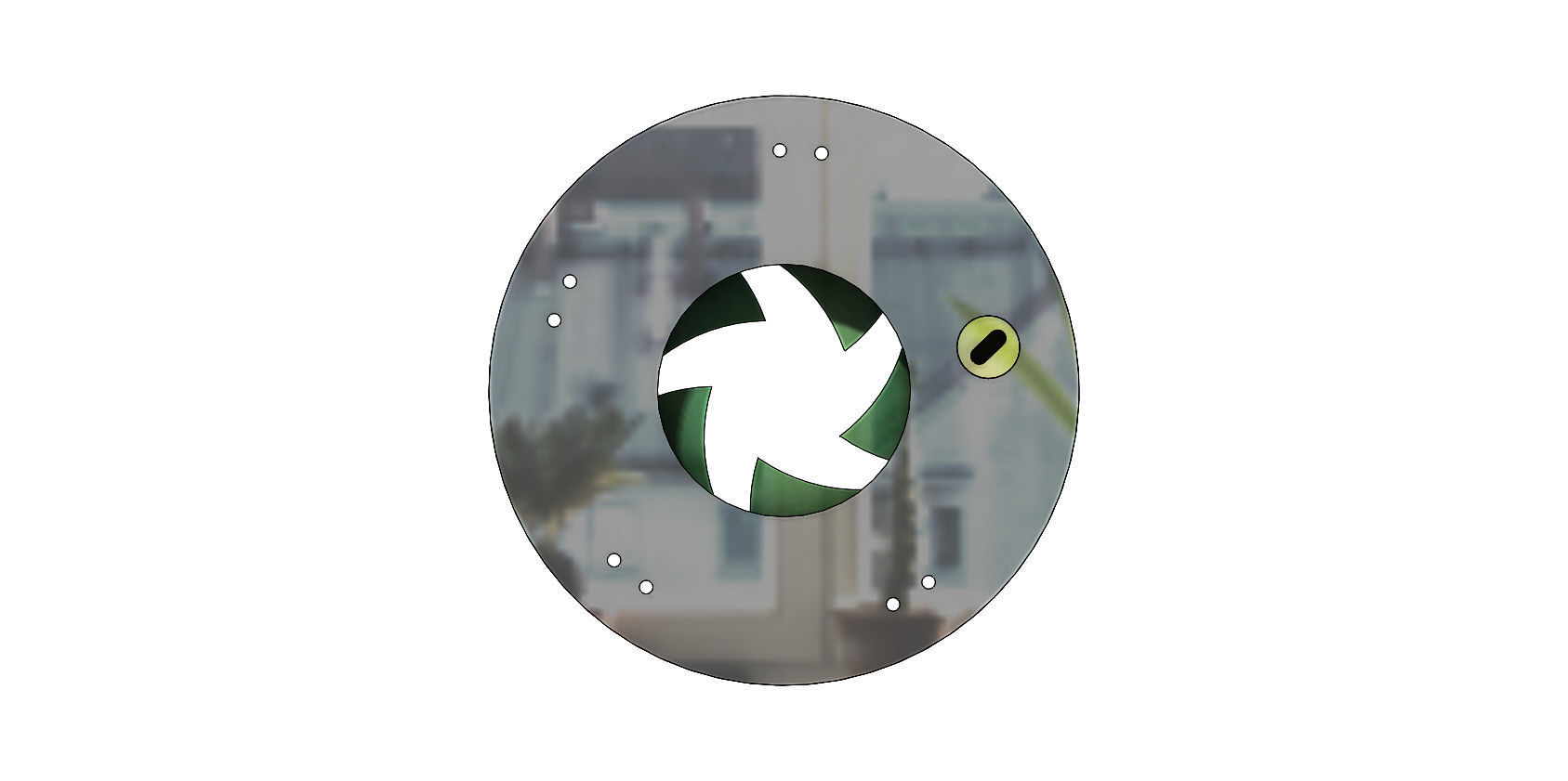 3DP5BLROD30A 3D printable Mechanical Iris shutter diaphragm diy 3D ...