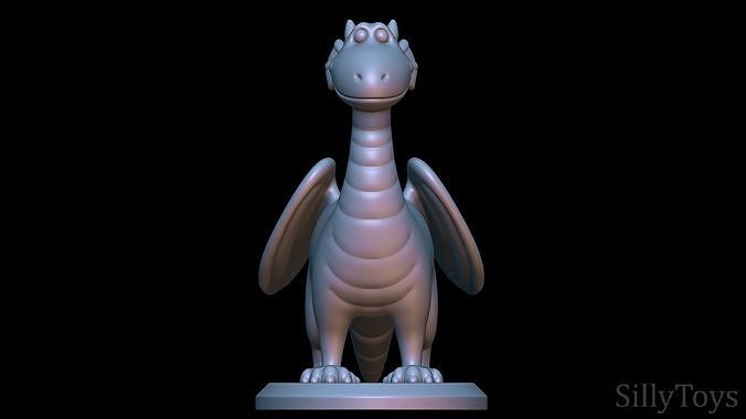 Firedrake - Dragon Rider 3D model 3D printable | CGTrader