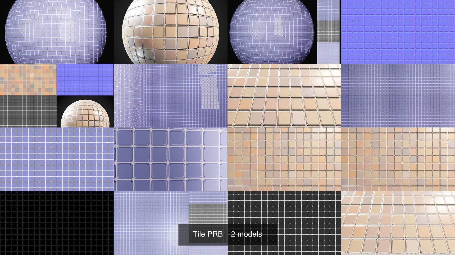 Tile PBR 3D Model Collection | CGTrader