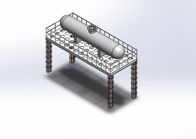 Tank Chemical 3D model | CGTrader
