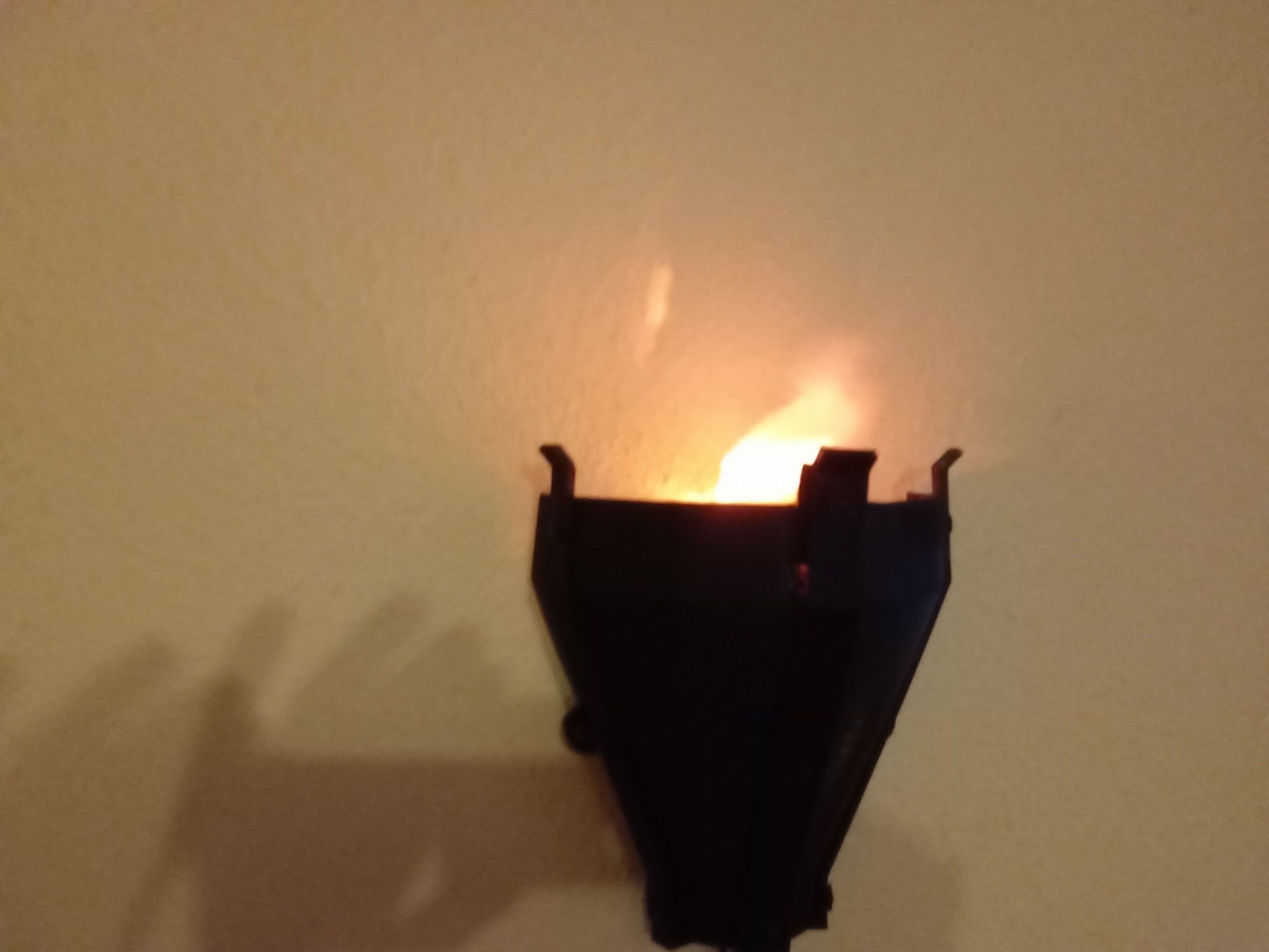 Real looking fire torch lamp collection printed | CGTrader