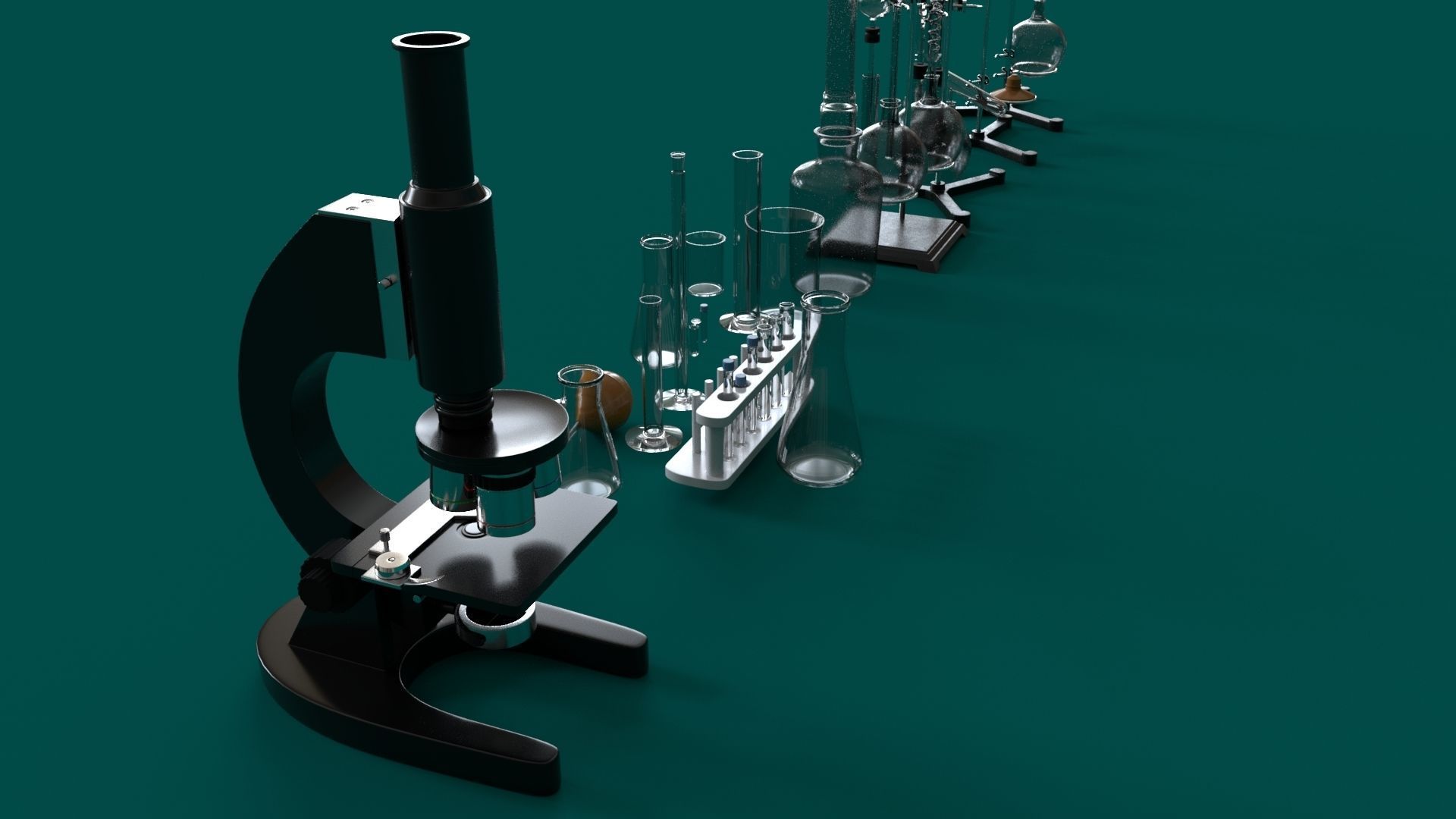 3D model Lab Equipment VR / AR / low-poly | CGTrader