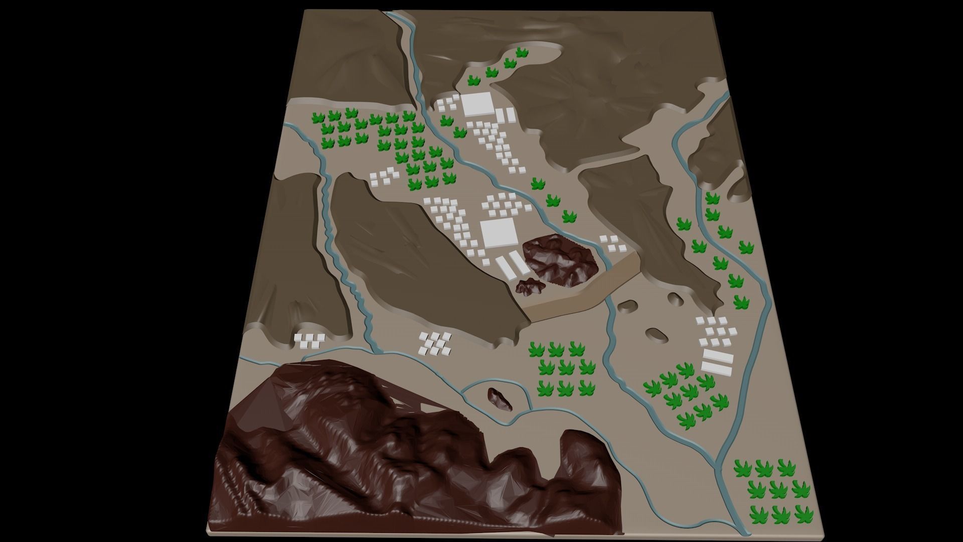 Medina Yathrib In The Old Days 3D model 3D printable | CGTrader