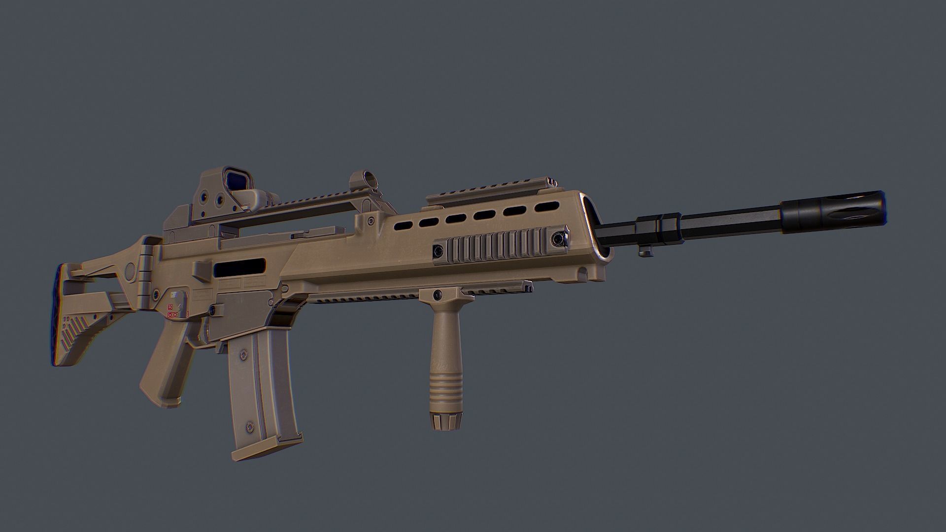 3D model G36A3 Modification Pack VR / AR / low-poly | CGTrader
