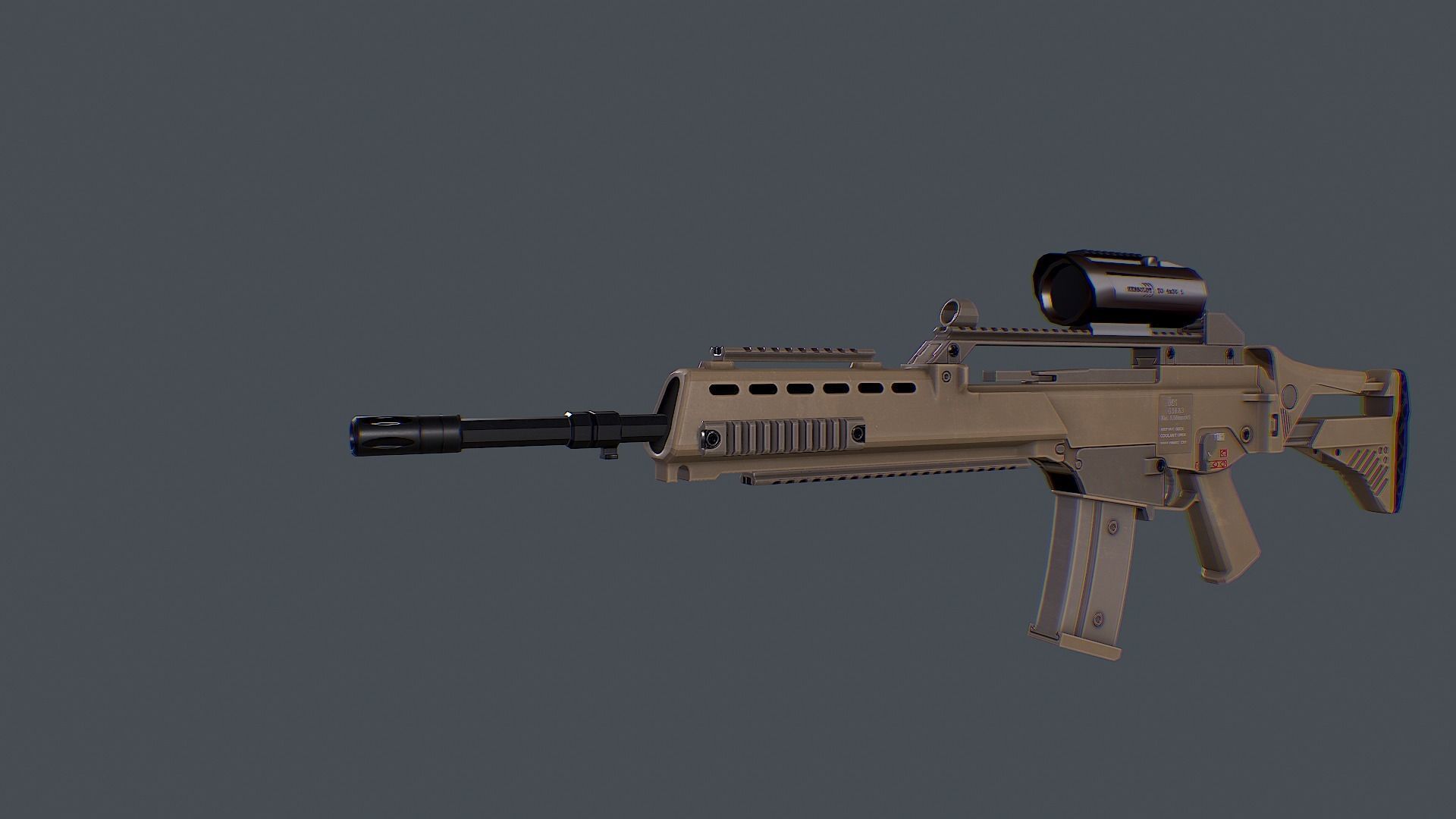 3D model G36A3 Modification Pack VR / AR / low-poly | CGTrader