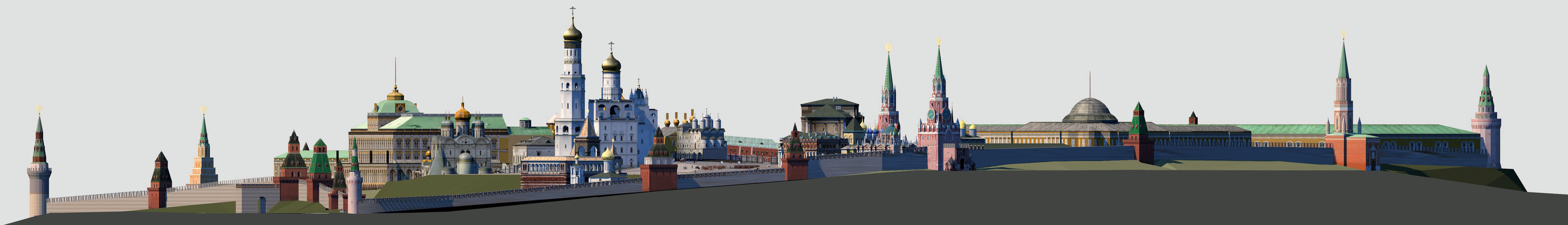3D model Kremlin 1916 VR / AR / low-poly | CGTrader