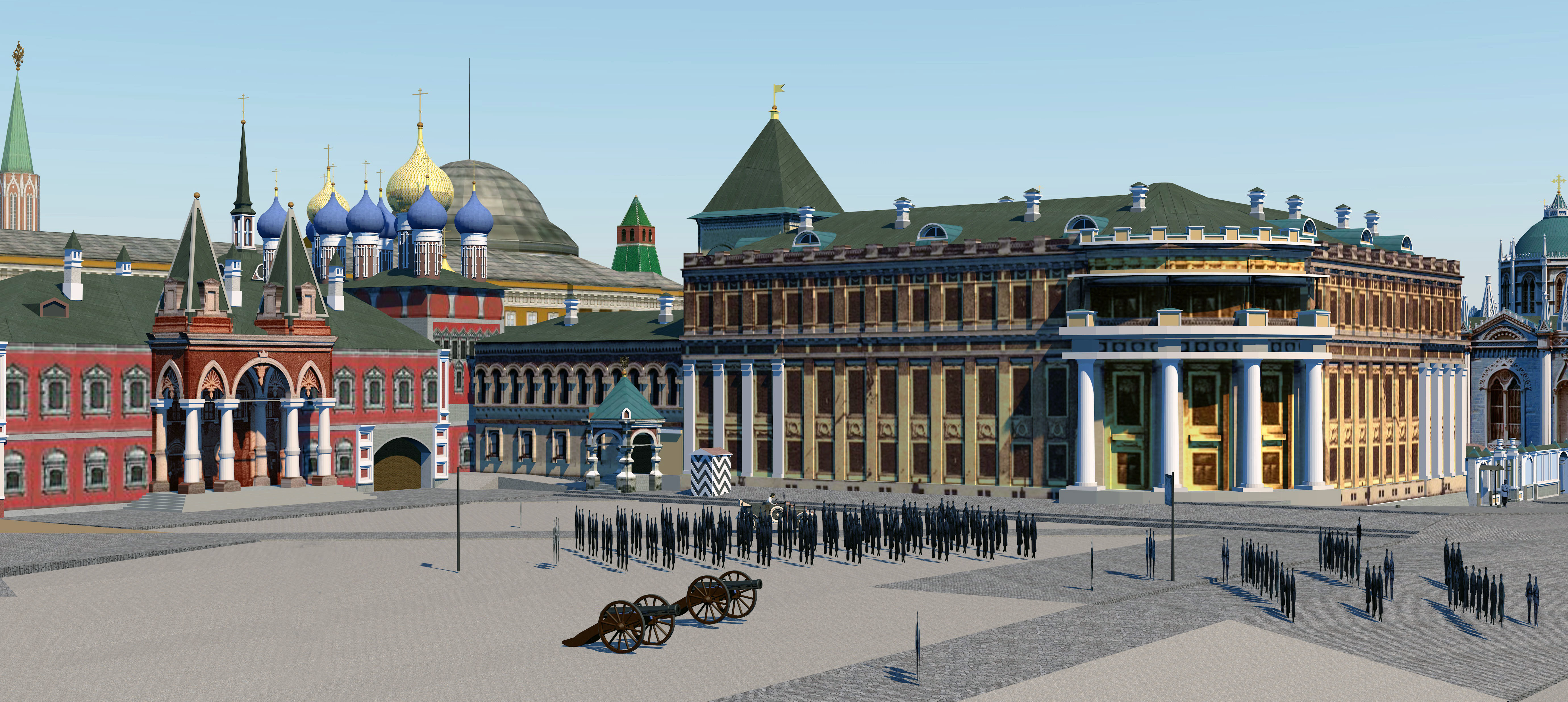 3D model Kremlin 1916 VR / AR / low-poly | CGTrader
