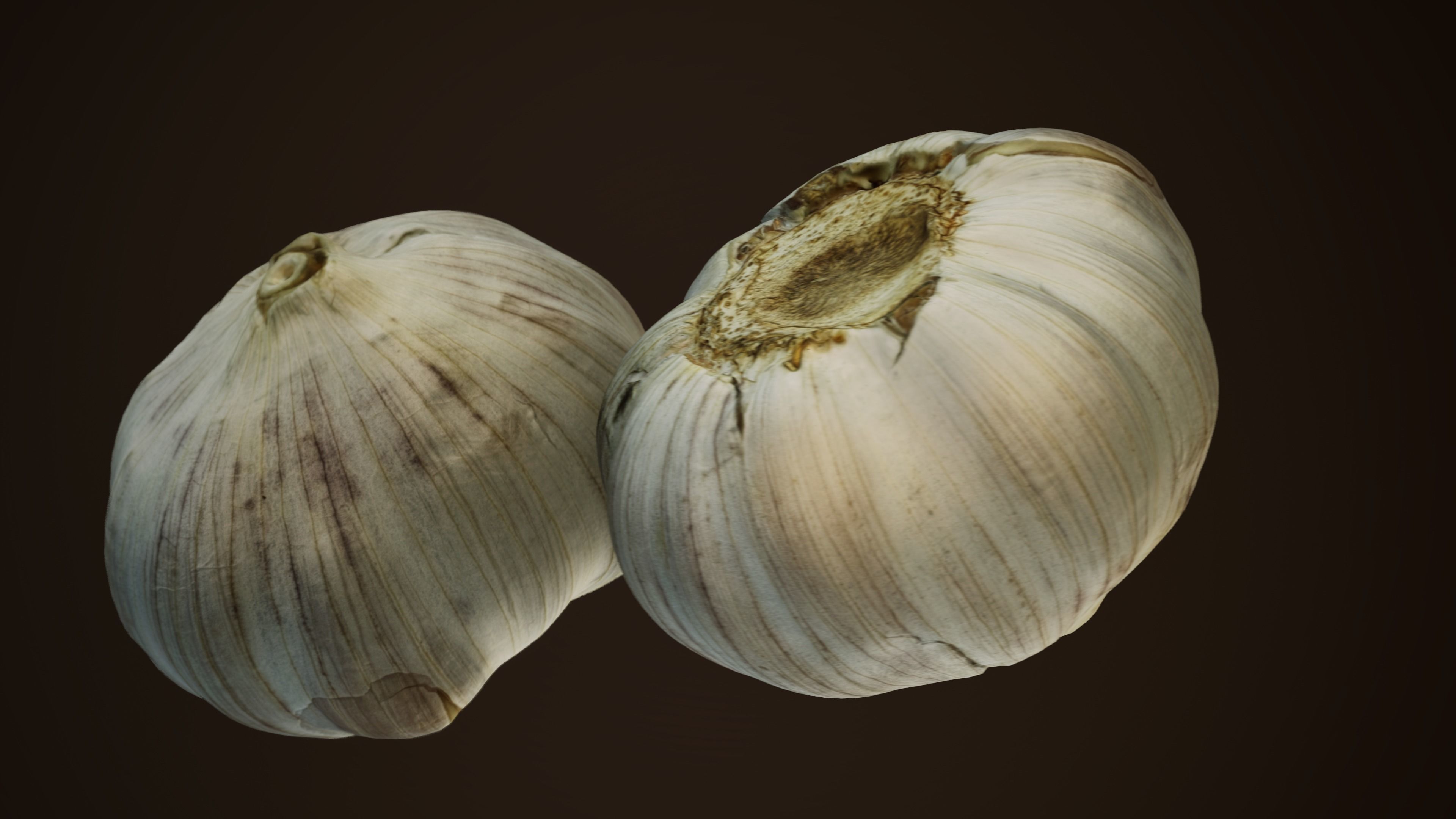 3D model Photogrammetry - Garlic - 4K VR / AR / low-poly | CGTrader