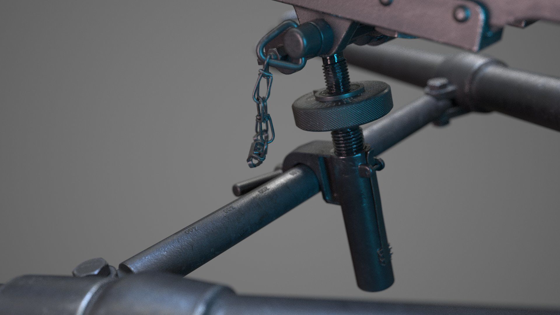 M2 Browning 50 CAL Machine Gun HQ 3D model | CGTrader