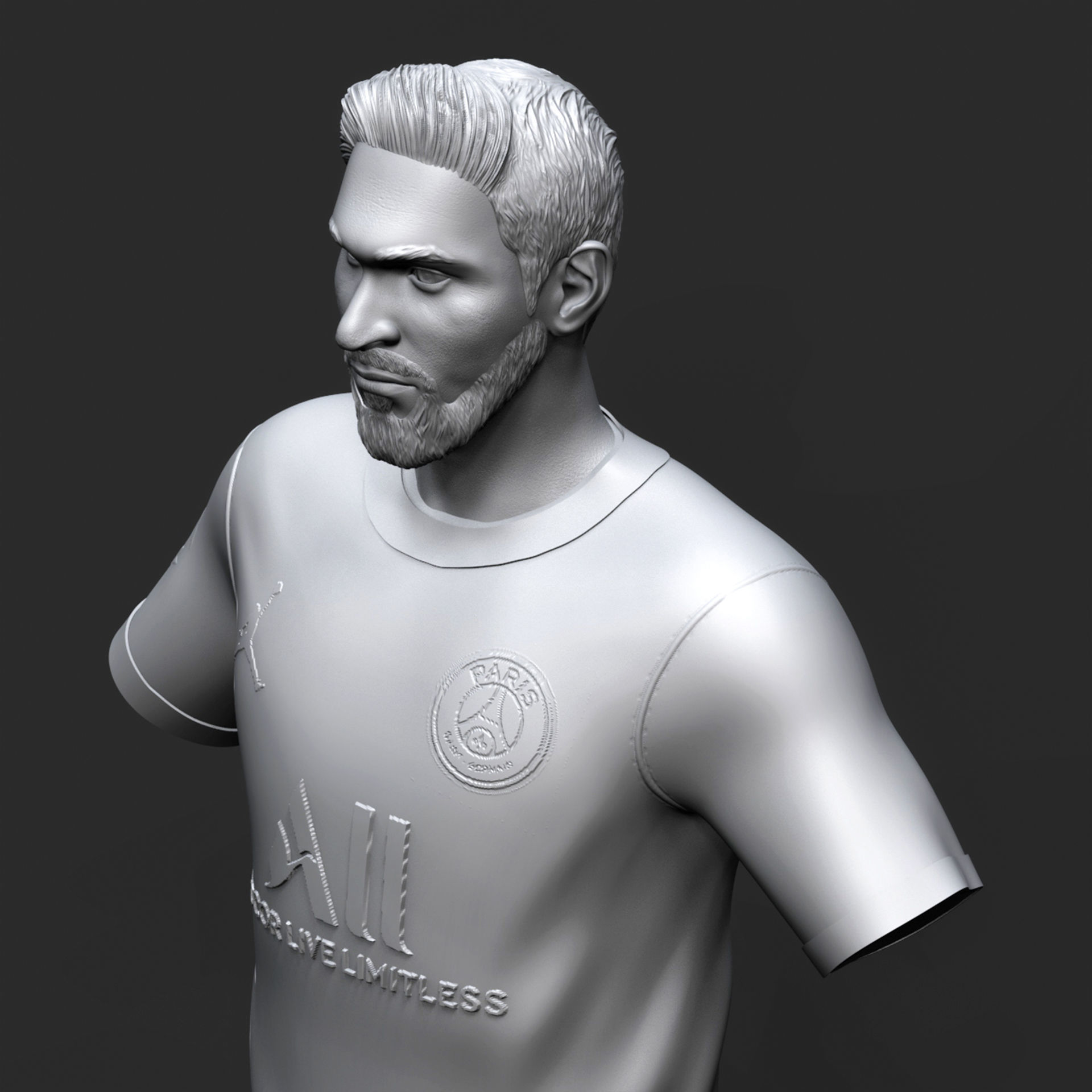 Messi 3D Printable 1 3D model 3D printable | CGTrader
