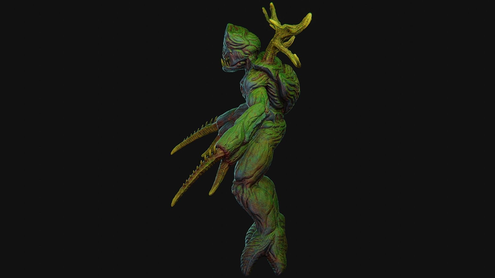 3D model Alien troglodyte character VR / AR / low-poly | CGTrader