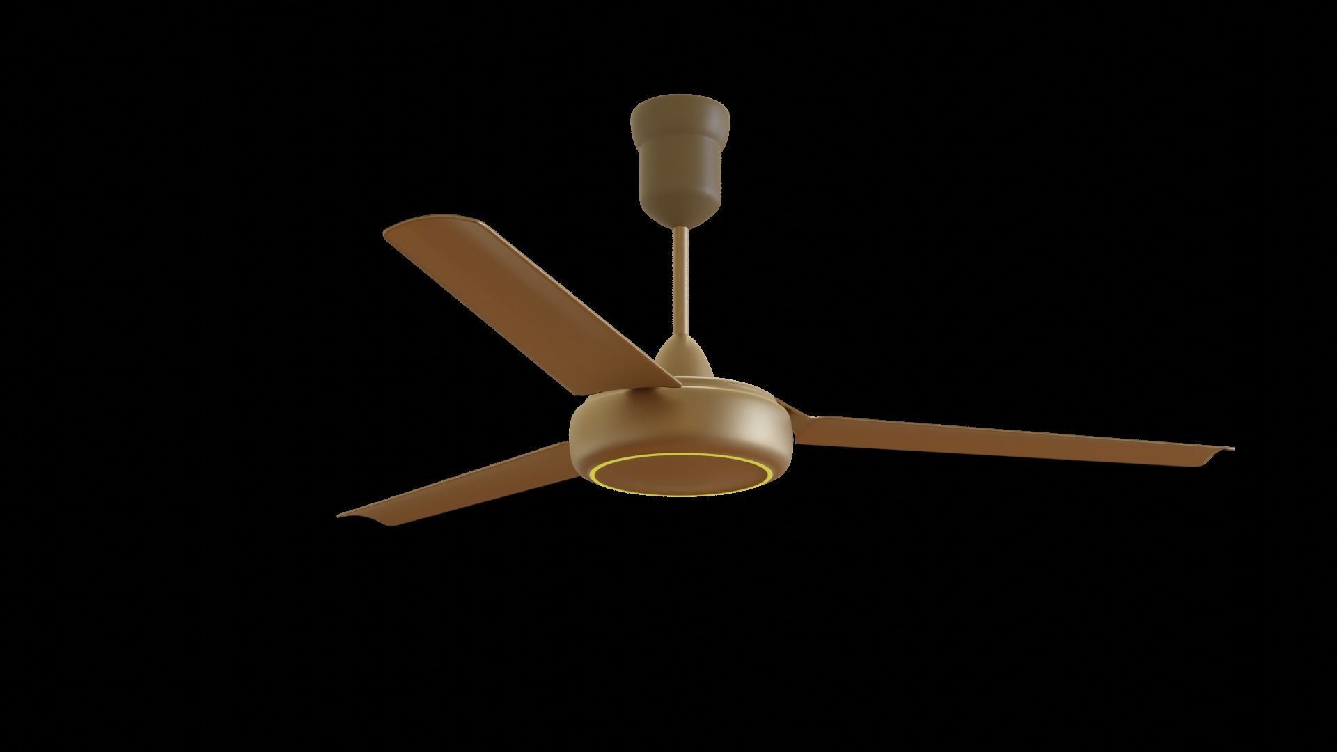 Low Poly Semi Realistic Fan Model 3D model | CGTrader