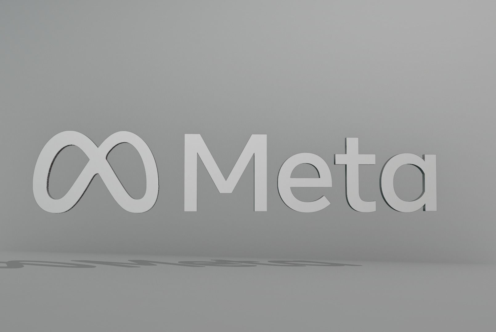 3D model Meta 3D logo VR / AR / low-poly | CGTrader