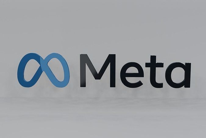 3D model Meta 3D logo VR / AR / low-poly | CGTrader