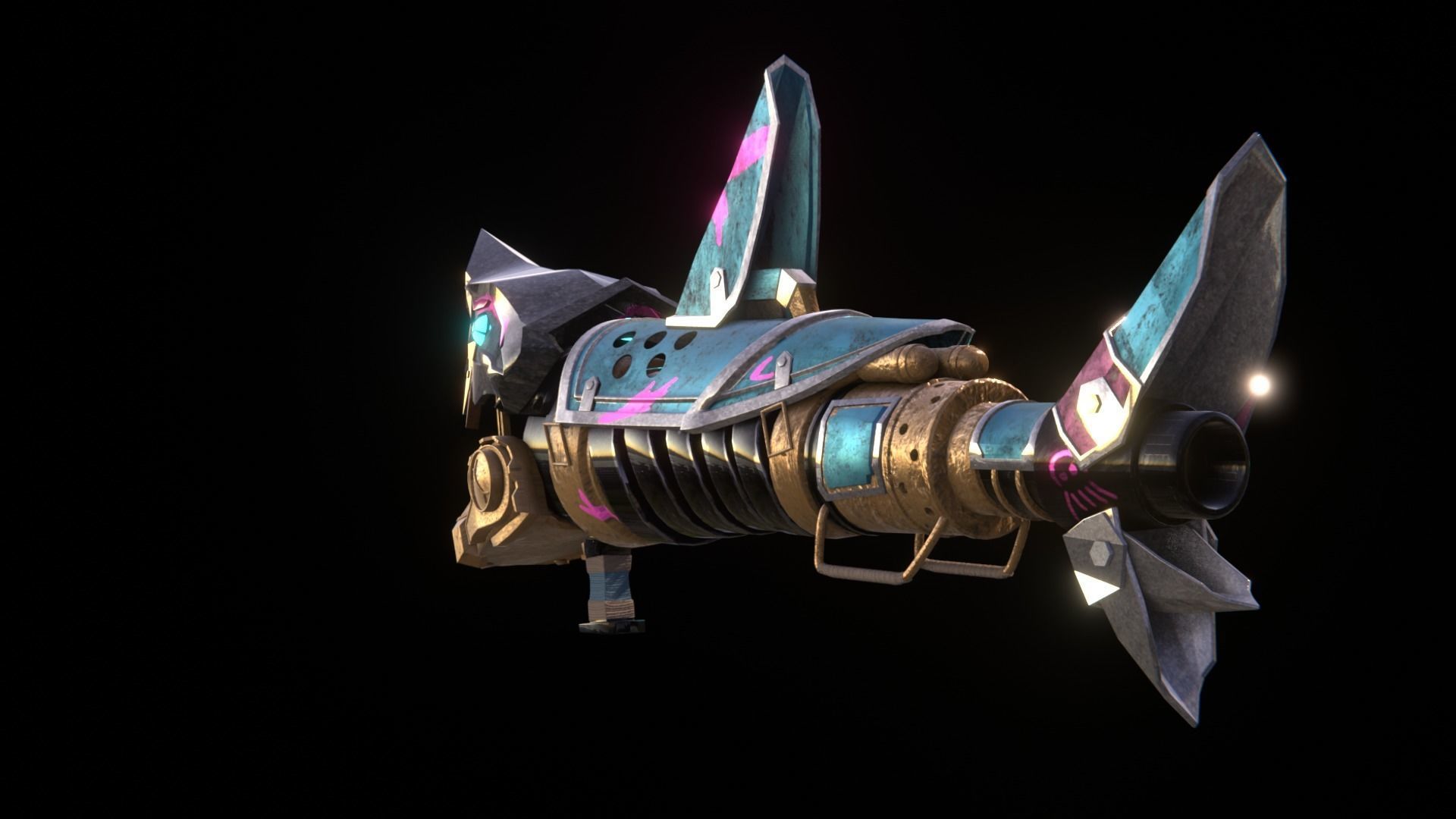 Jinx Fishbone Arcane 3D model animated rigged | CGTrader