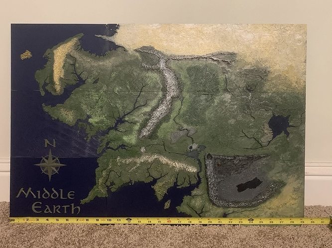 Middle Earth Map