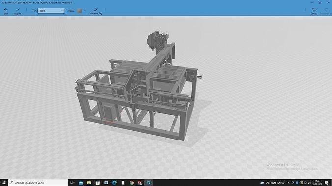 Cnc Router Professional 3D model animated rigged | CGTrader