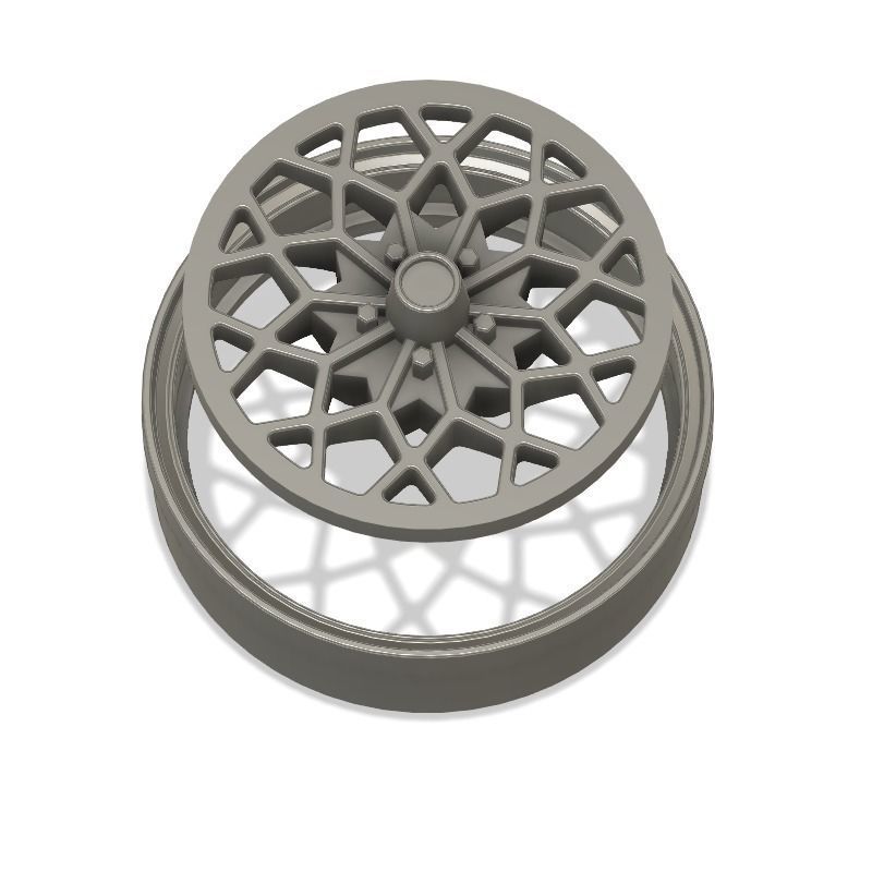3D printable Trans Am Honeycomb wheel 3D model 3D printable | CGTrader