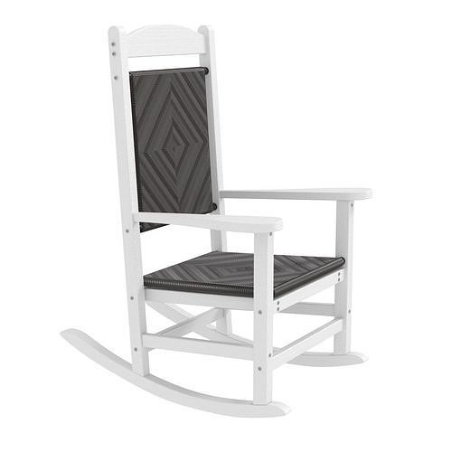 Polywood Presidential Woven Rocking Chair 3D model | CGTrader