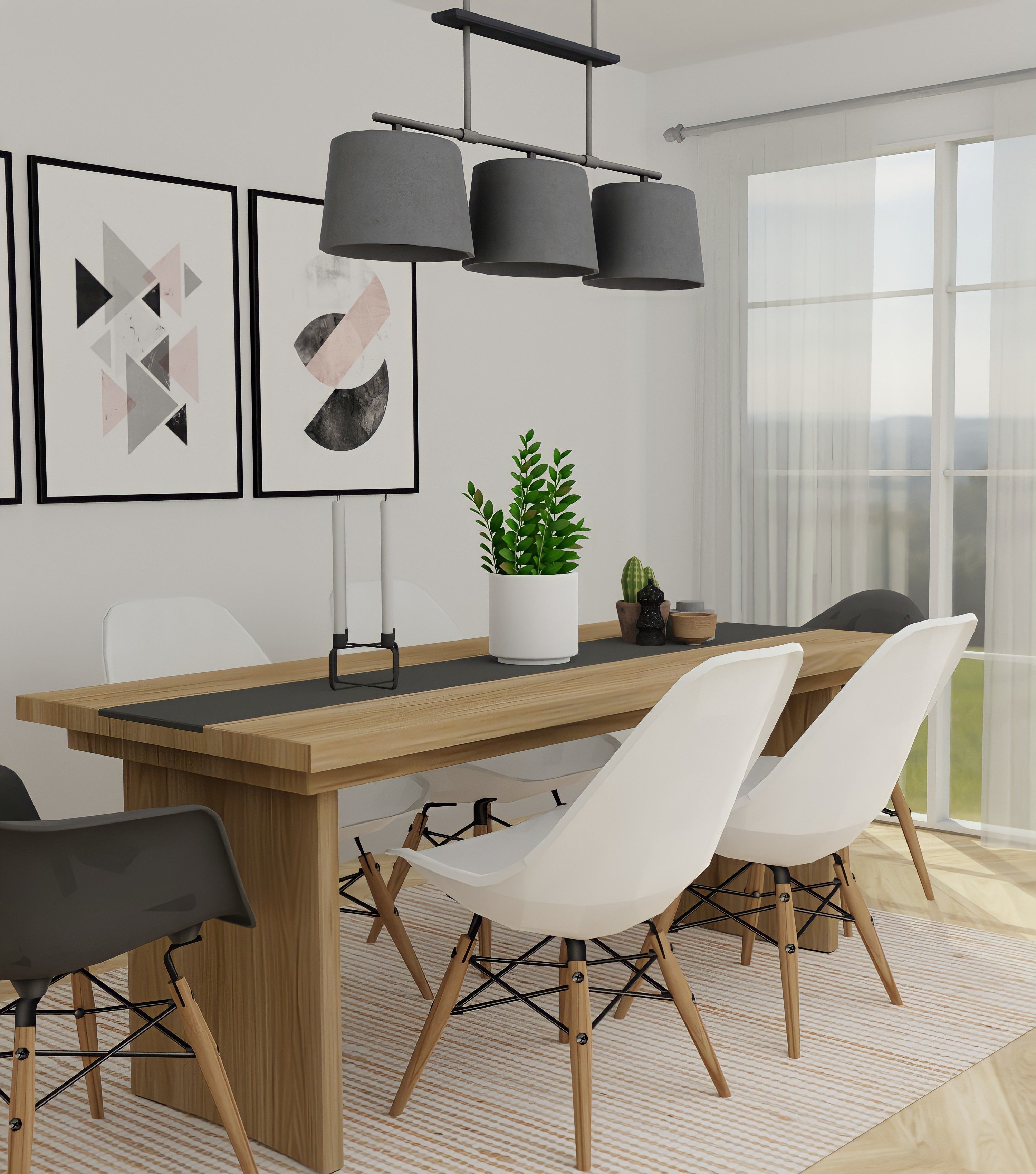 Dining Room 1 Blender Scene free 3D model | CGTrader
