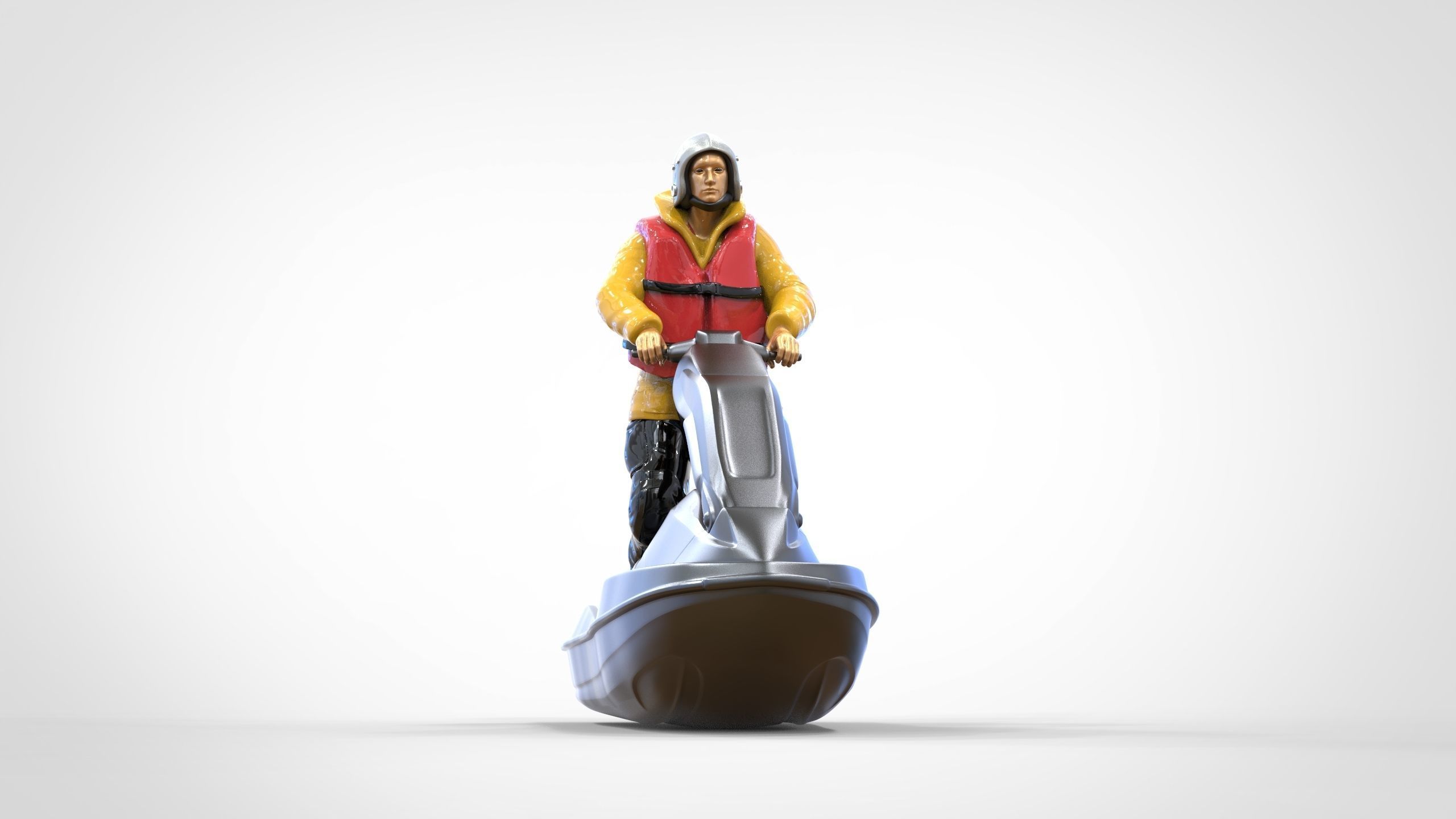 N11 Captain Royal National Lifeboat Institution RNLI Rescue crew 3D ...