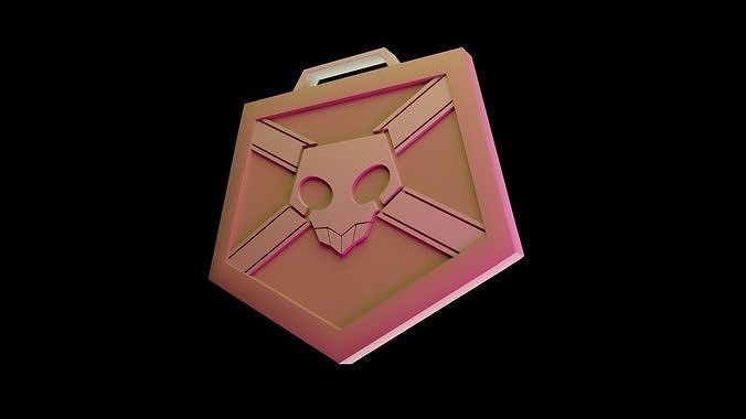 Substitute shinigami badge 3D model | CGTrader