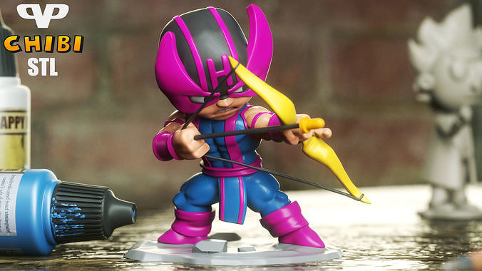 Hawkeye Avengers Chibi