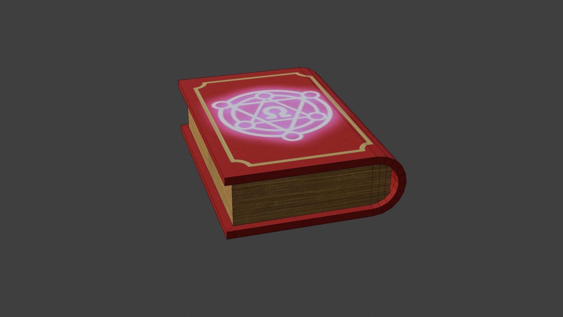 3D model Alchemy Book VR / AR / low-poly | CGTrader