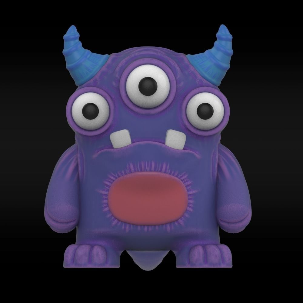 Monster3 3D model 3D printable | CGTrader