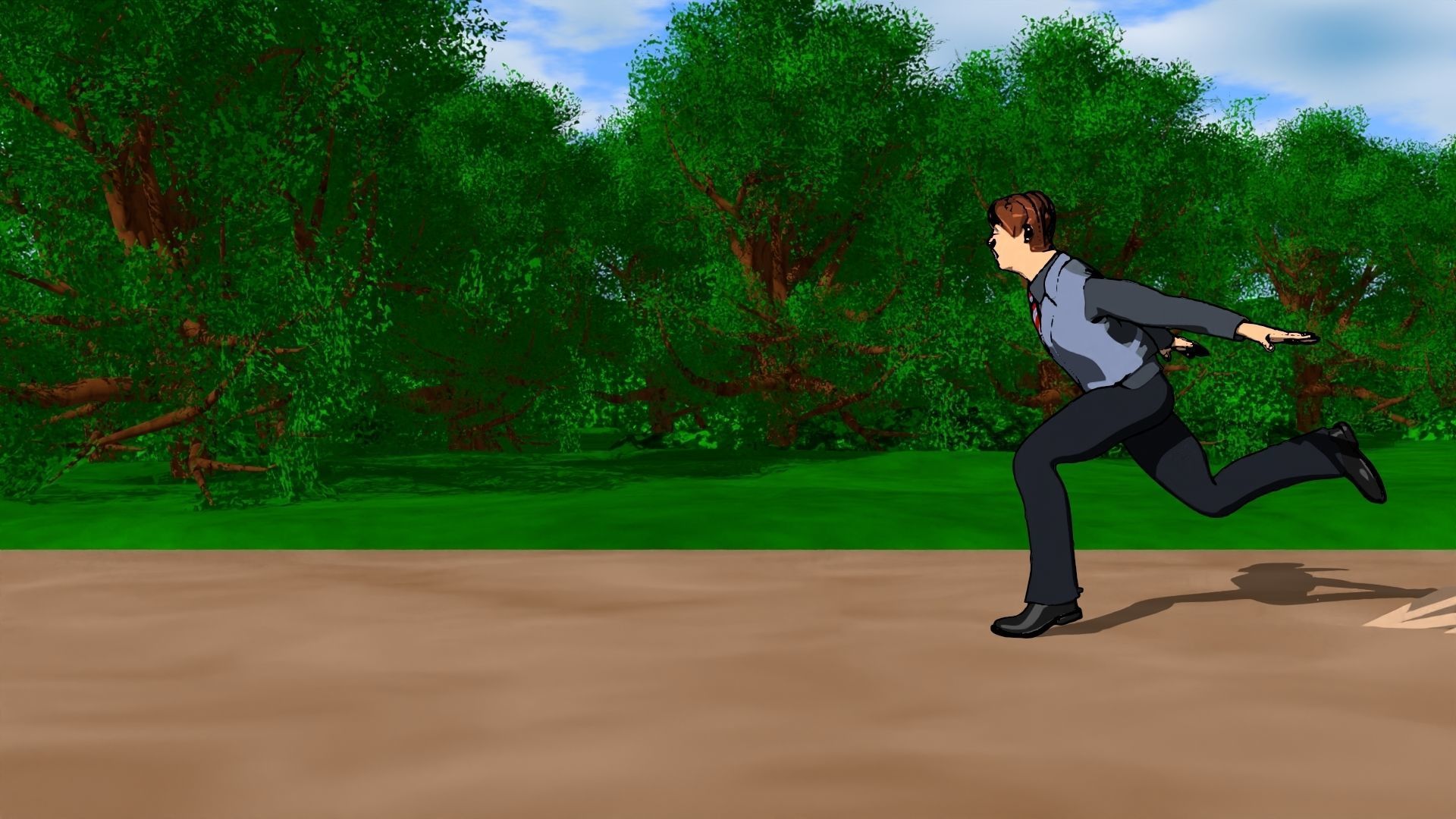 For Anime in Blender - Motion Smear 3D model animated | CGTrader