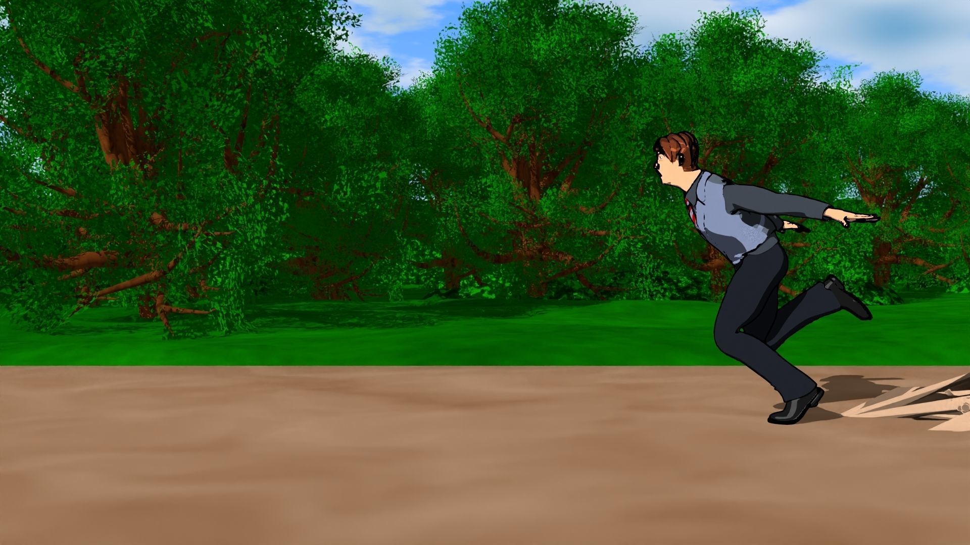 For Anime in Blender - Motion Smear 3D model animated | CGTrader