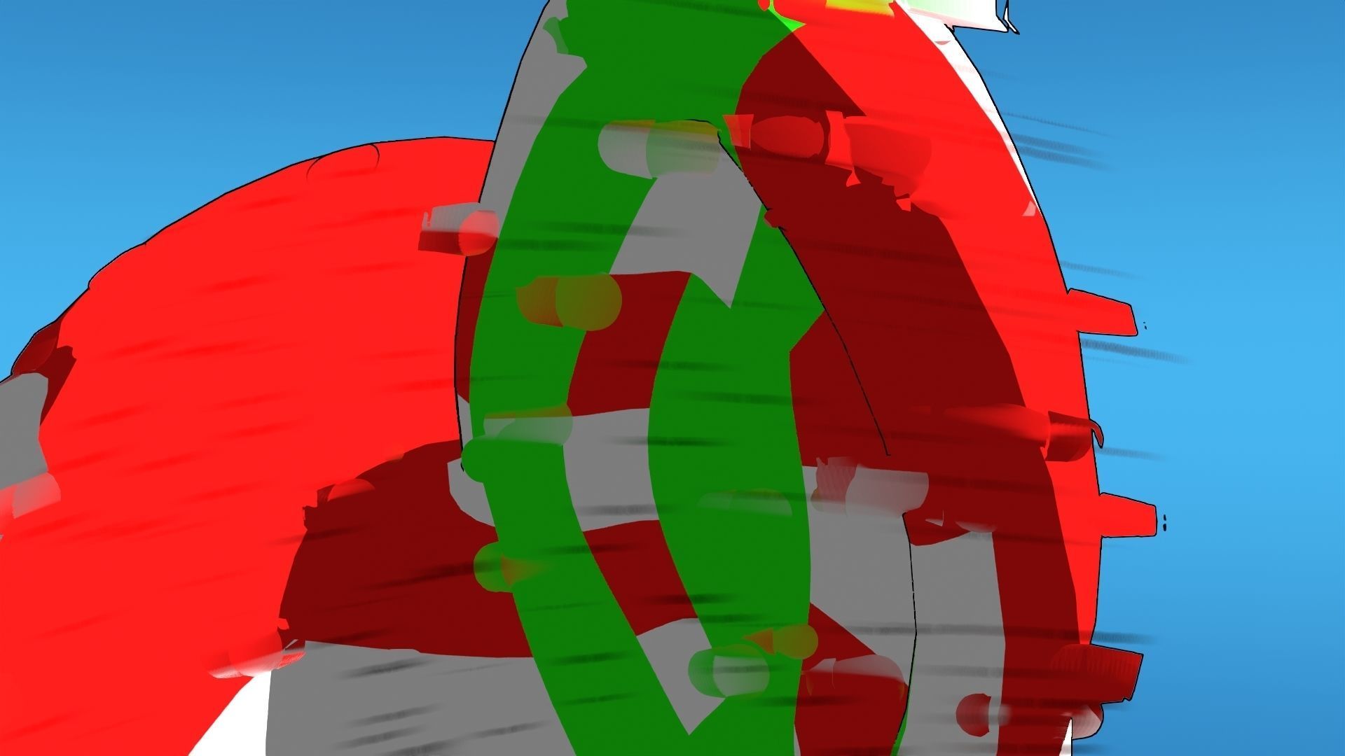 For Anime in Blender - Motion Smear 3D model animated | CGTrader